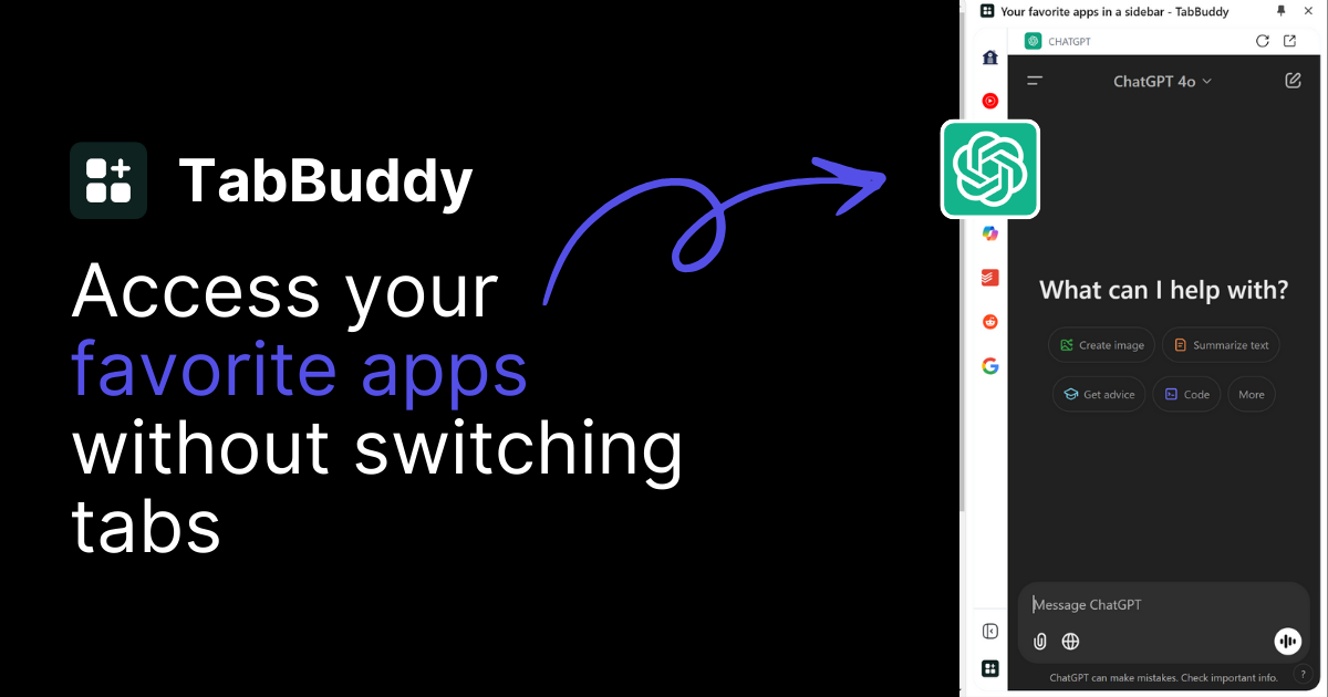 TabBuddy: Access Your Favorite Apps on Any Tab